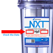 It's time to check if your amalgam collection container needs replacement