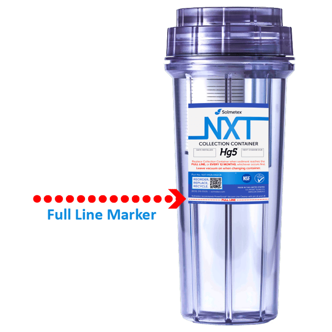 It's time to check if your amalgam collection container needs replacement