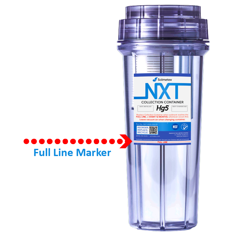 It's time to check if your amalgam collection container needs replacement